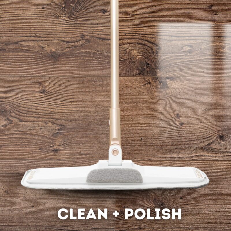 Quick Shine ® Clean + Polish All-In-One Multi-Action Mop Kit - Quick ...