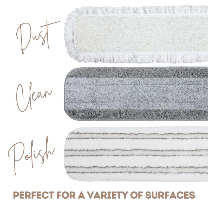 Quick Shine ® Clean + Polish All-In-One Multi-Action Mop Kit - Quick ...